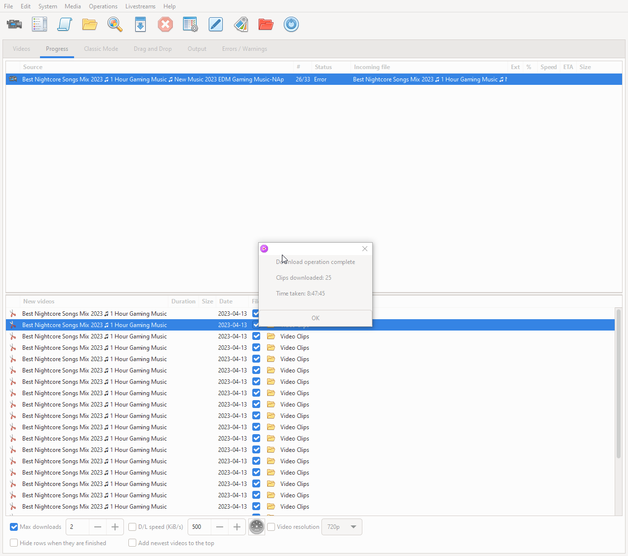 ffmpeg front end · Issue #539 · axcore/tartube · GitHub