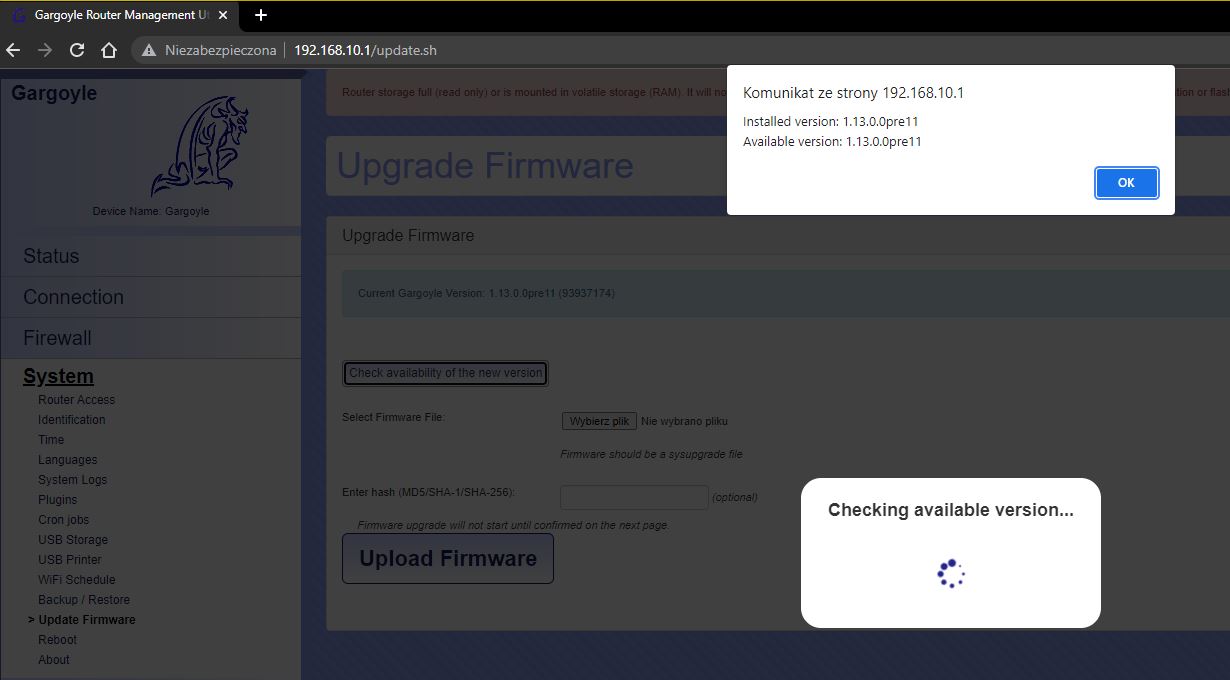Update check or/and OTA update · Issue #5486 · openwrt/luci · GitHub