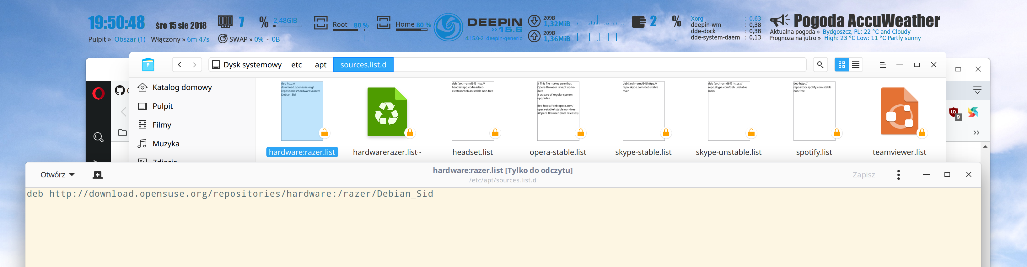 Consider a package for Deepin Linux · Issue #645 · openrazer/openrazer · GitHub