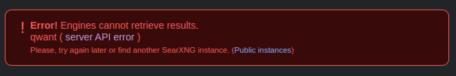 Bug: qwant engine · Issue #2011 · searxng/searxng · GitHub
