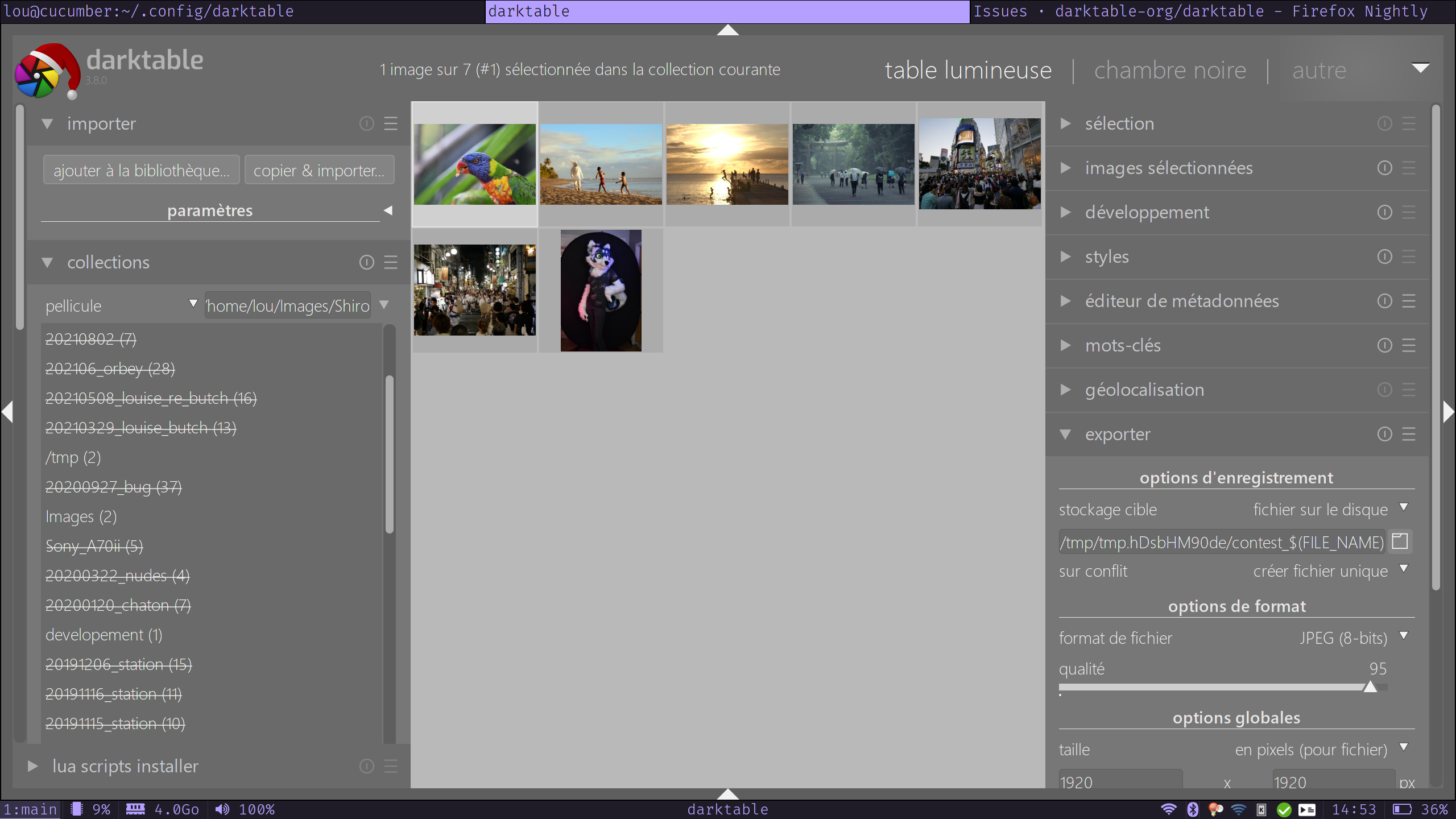 Interface is buggy when the top panel is showing · Issue #10719 · darktable-org/darktable · GitHub