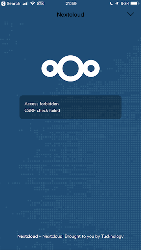 CSRF check failed! · Issue #15797 · nextcloud/server · GitHub
