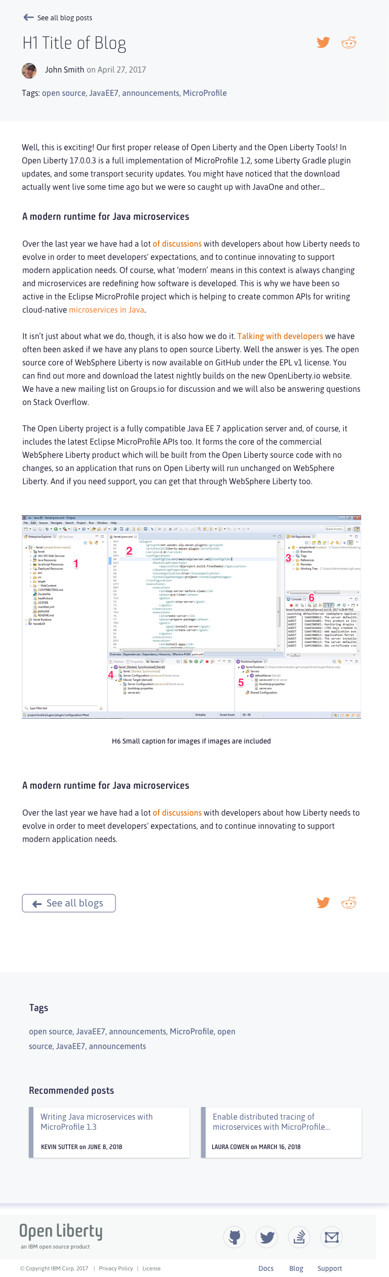 New Blog Design · Issue #458 · OpenLiberty/openliberty.io · GitHub