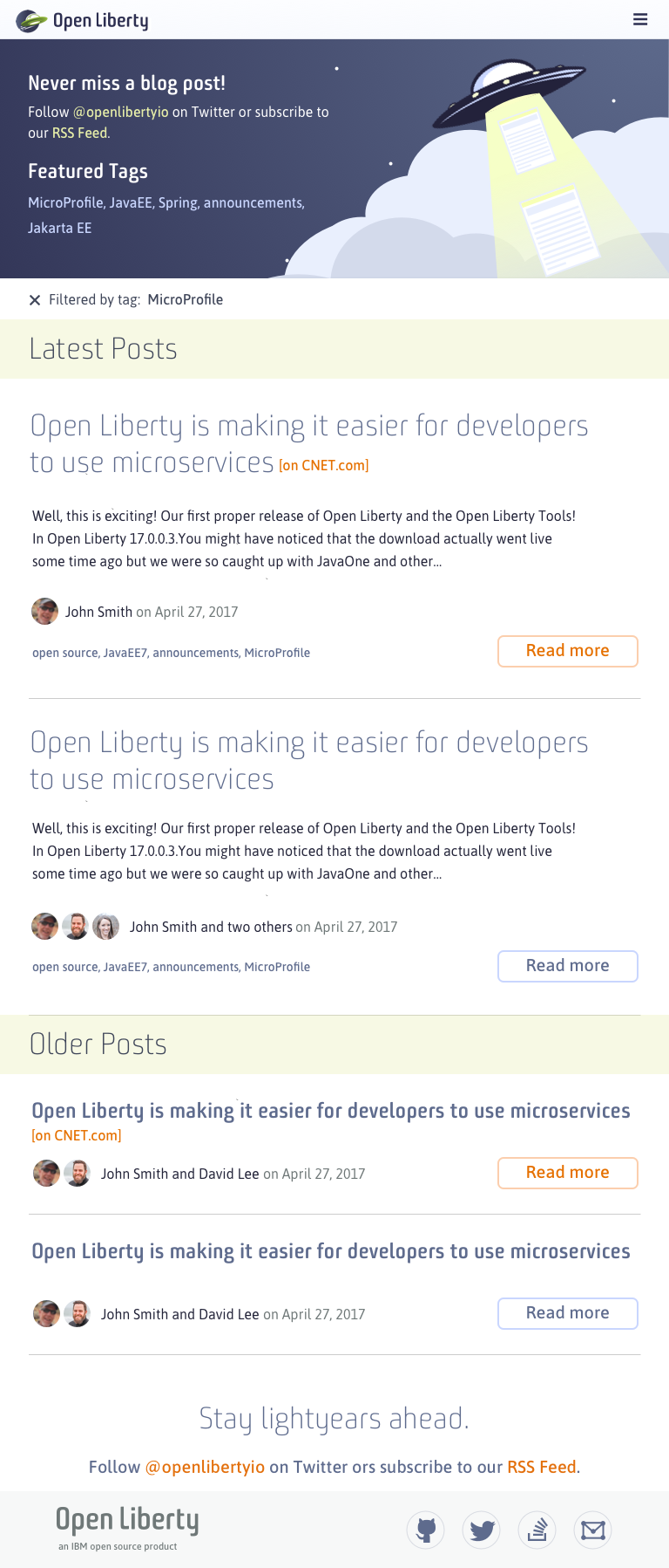 Exposing Tags on Blog Cards · Issue #1213 · OpenLiberty/openliberty.io · GitHub