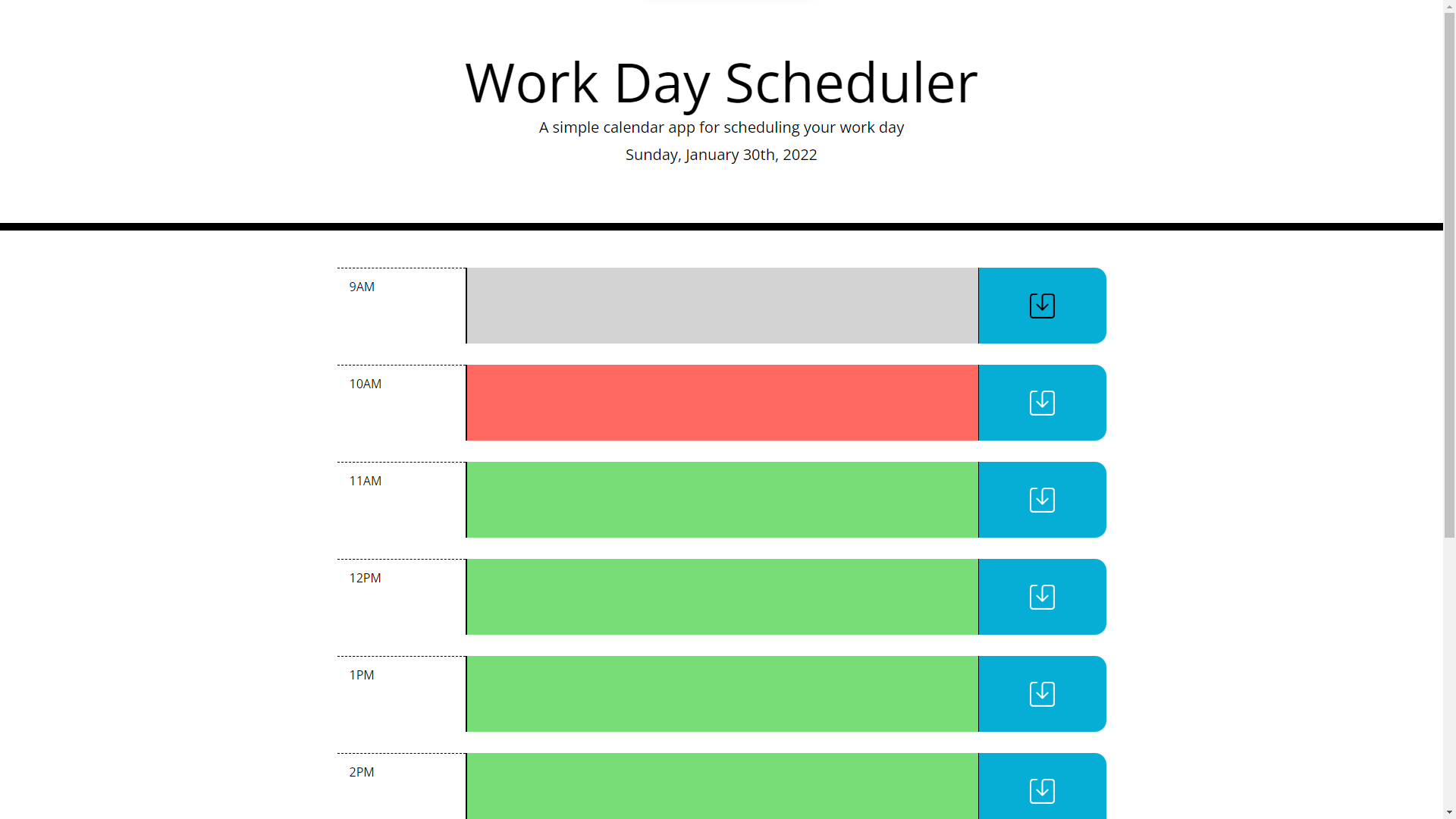 GitHub - MeghanPaul/workday-scheduler
