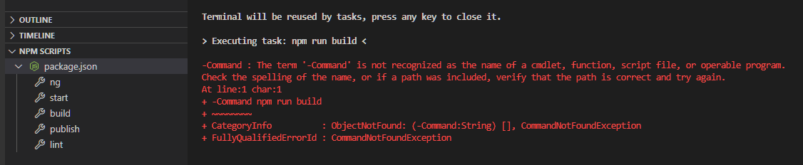 npm scripts · Issue #117209 · microsoft/vscode · GitHub