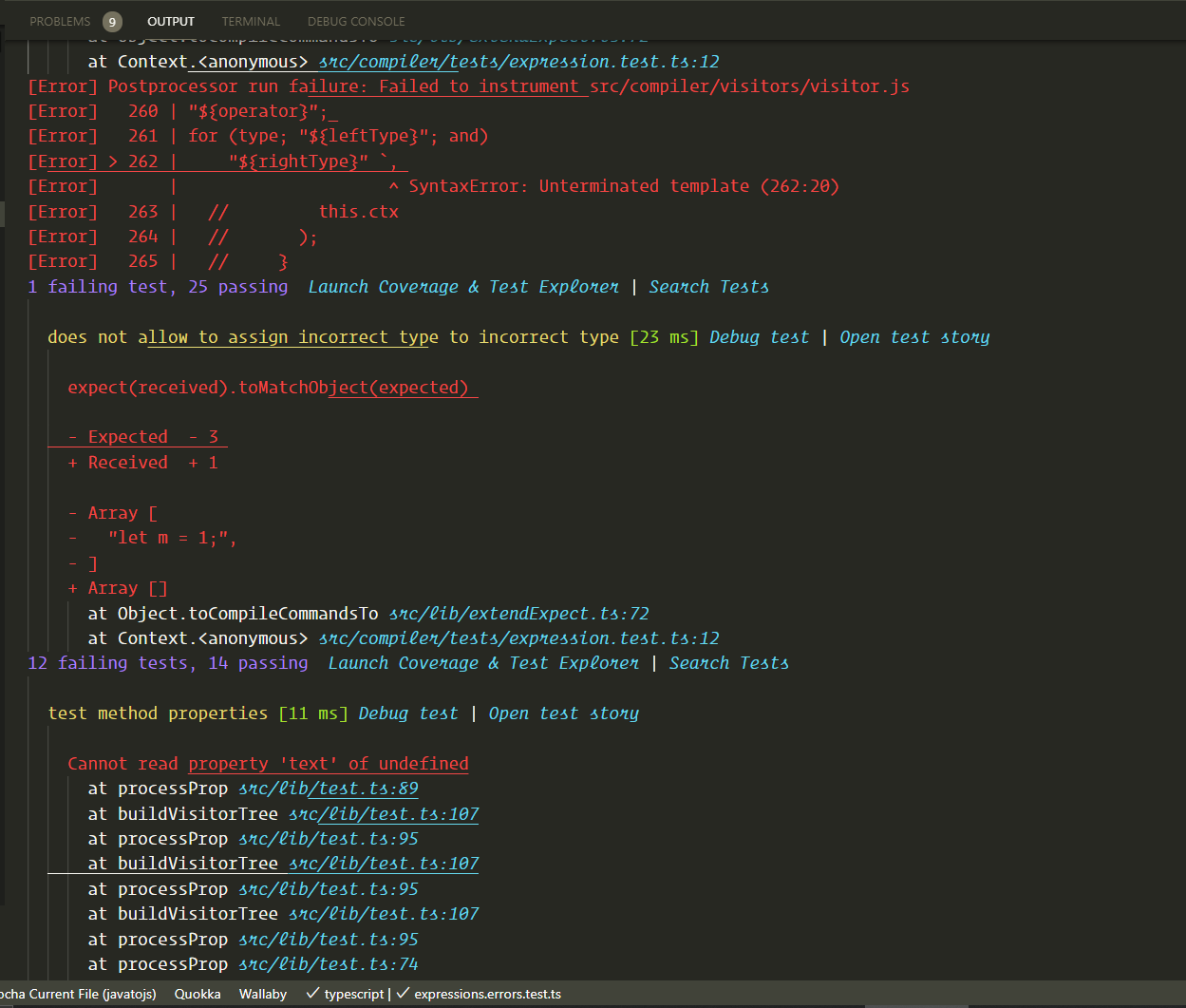 Wallaby Output channel in VsCode has duplicated content · Issue #2716 ...