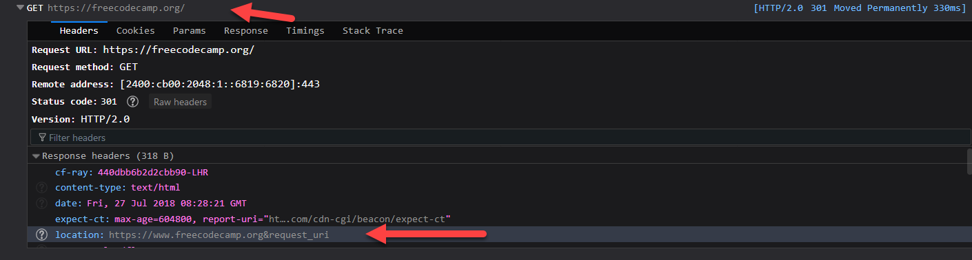 HTTPS 301 redirects to invalid link · Issue #17937 · freeCodeCamp/freeCodeCamp · GitHub