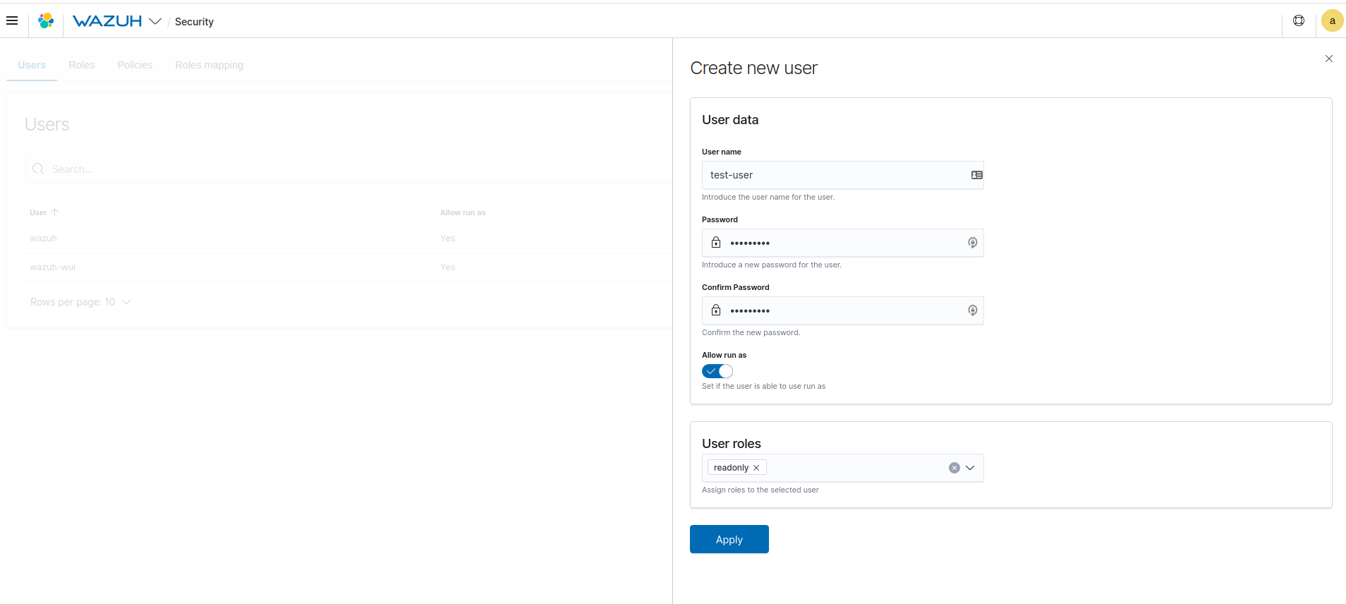 Rbac Improve The Users Crud And User Mapping · Issue 2595 · Wazuhwazuh Dashboard Plugins
