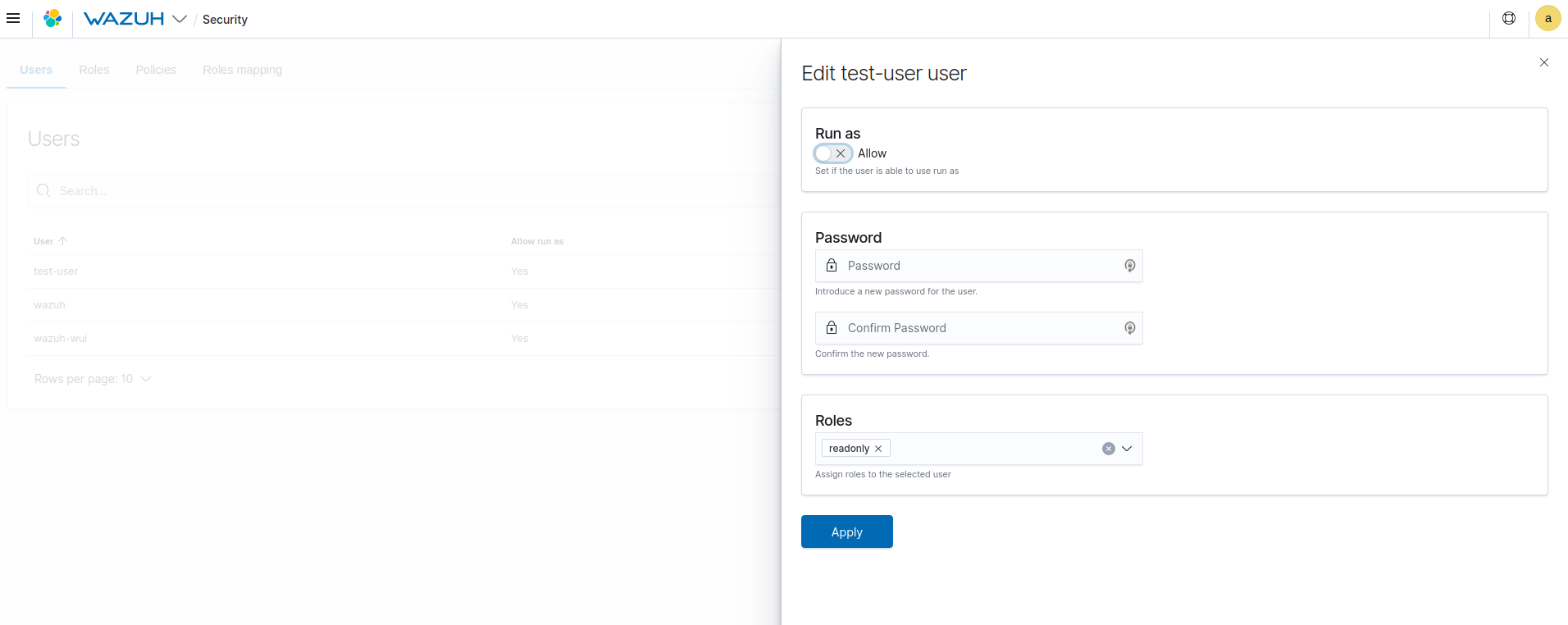 Rbac Improve The Users Crud And User Mapping · Issue 2595 · Wazuhwazuh Dashboard Plugins