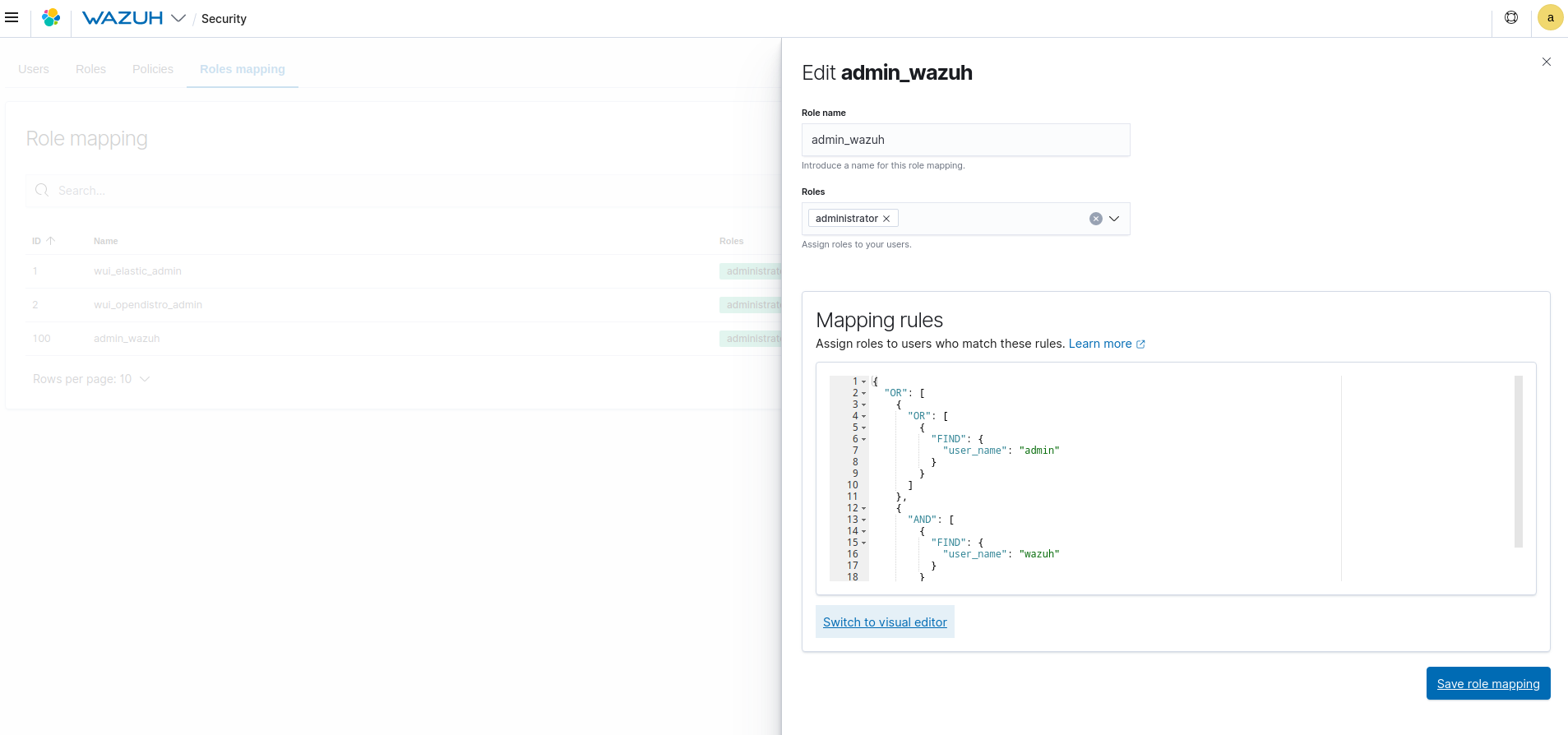 Rbac Improve The Users Crud And User Mapping · Issue 2595 · Wazuhwazuh Dashboard Plugins