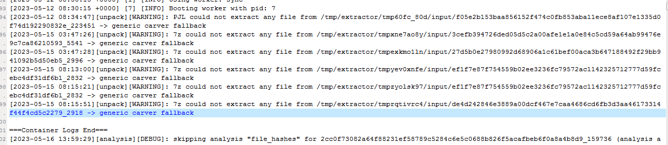 process cannot run finish? · Issue #1041 · fkie-cad/FACT_core · GitHub