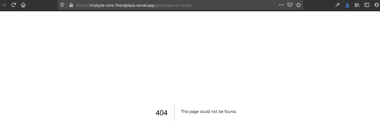 Posts Slug Js Could Not Be Found In Production Vercel Deployvercel Prod · Vercel Nextjs