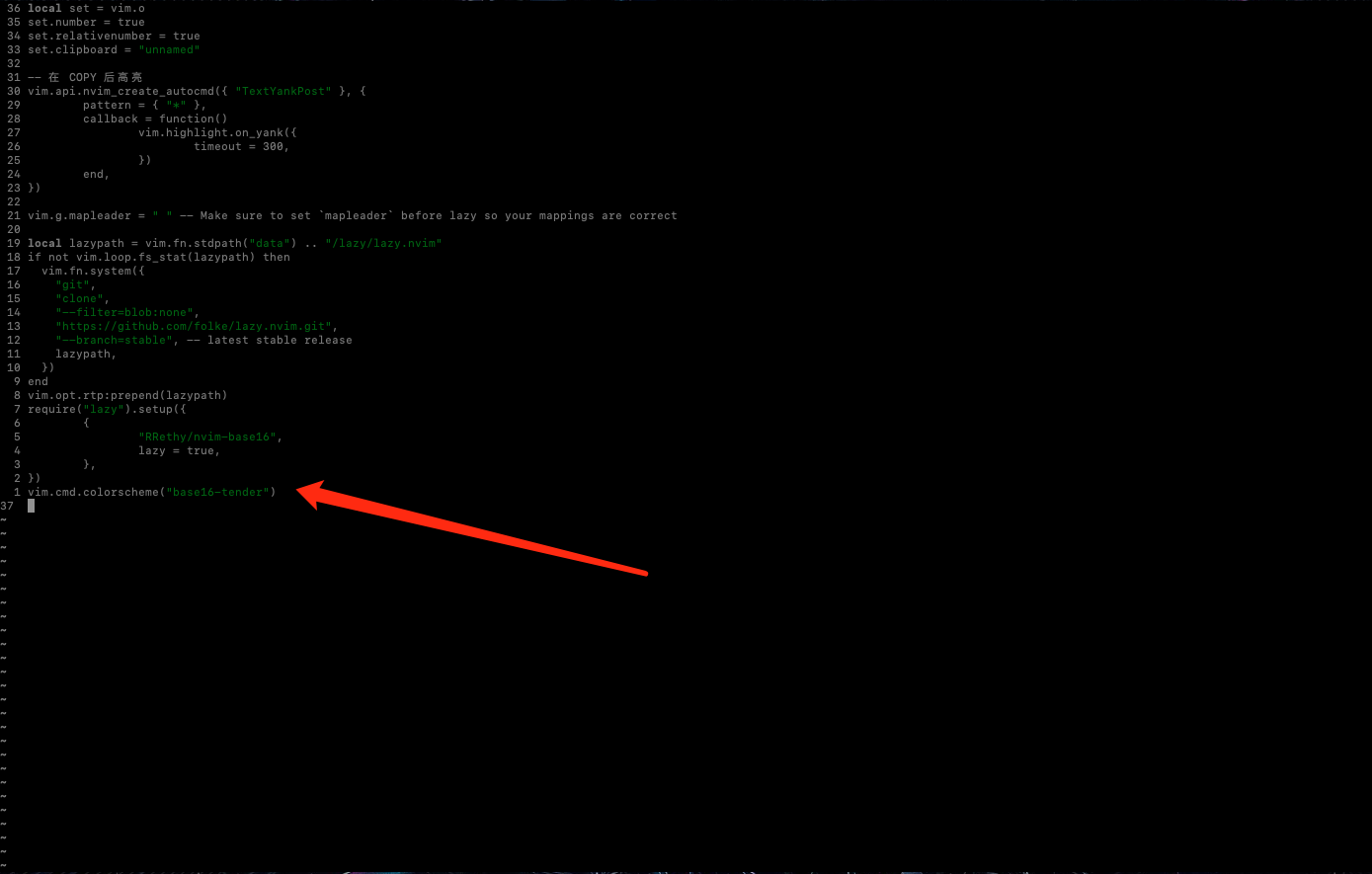 colorscheme和视频有很大区别 · Issue #1 · xiantang/Neovim-from-scratch · GitHub colorscheme和视频有很大区别 · Issue #1 · xiantang/Neovim-from-scratch · GitHub