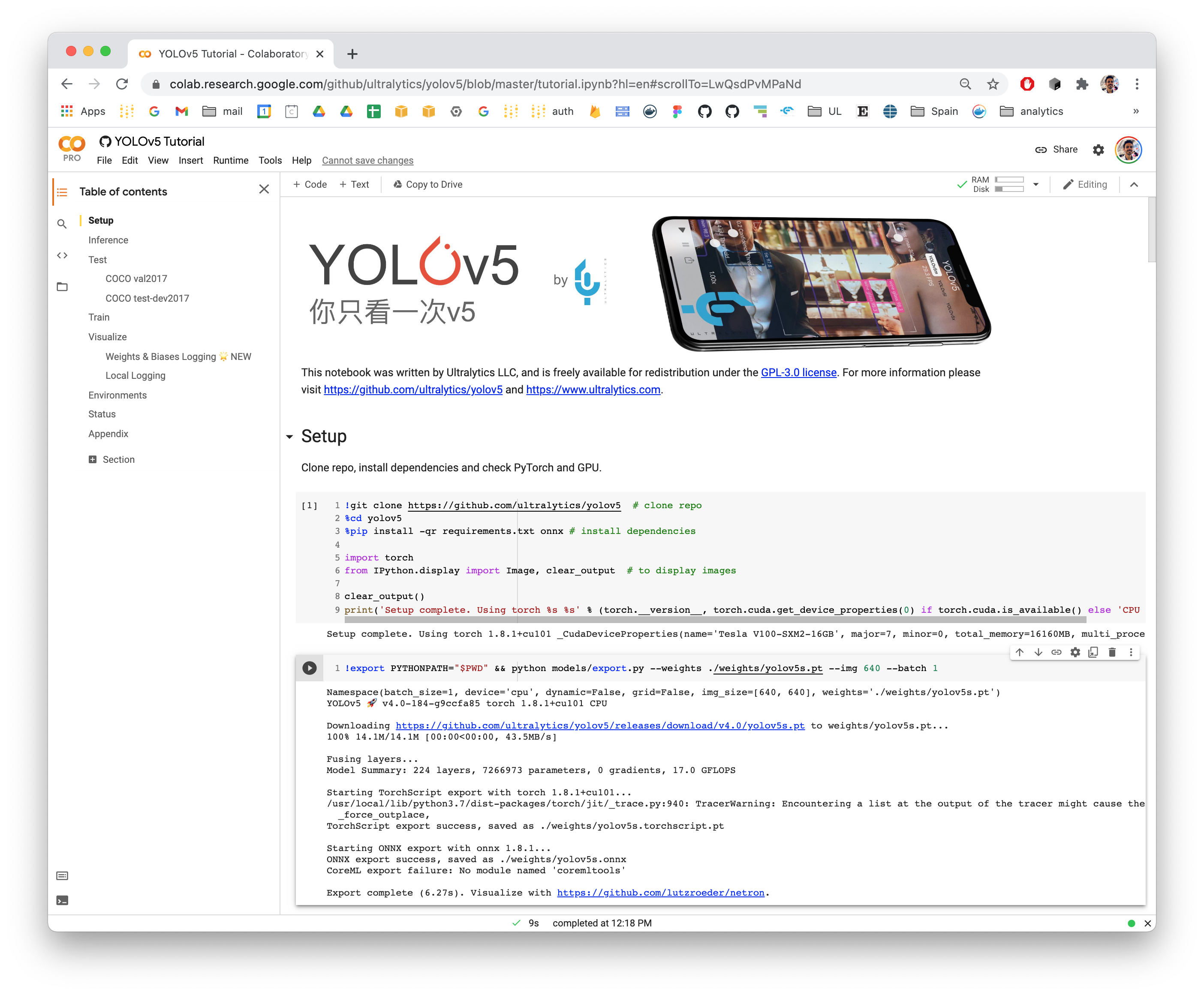 ONNX cannot be exported · Issue #2692 · ultralytics/yolov5 · GitHub