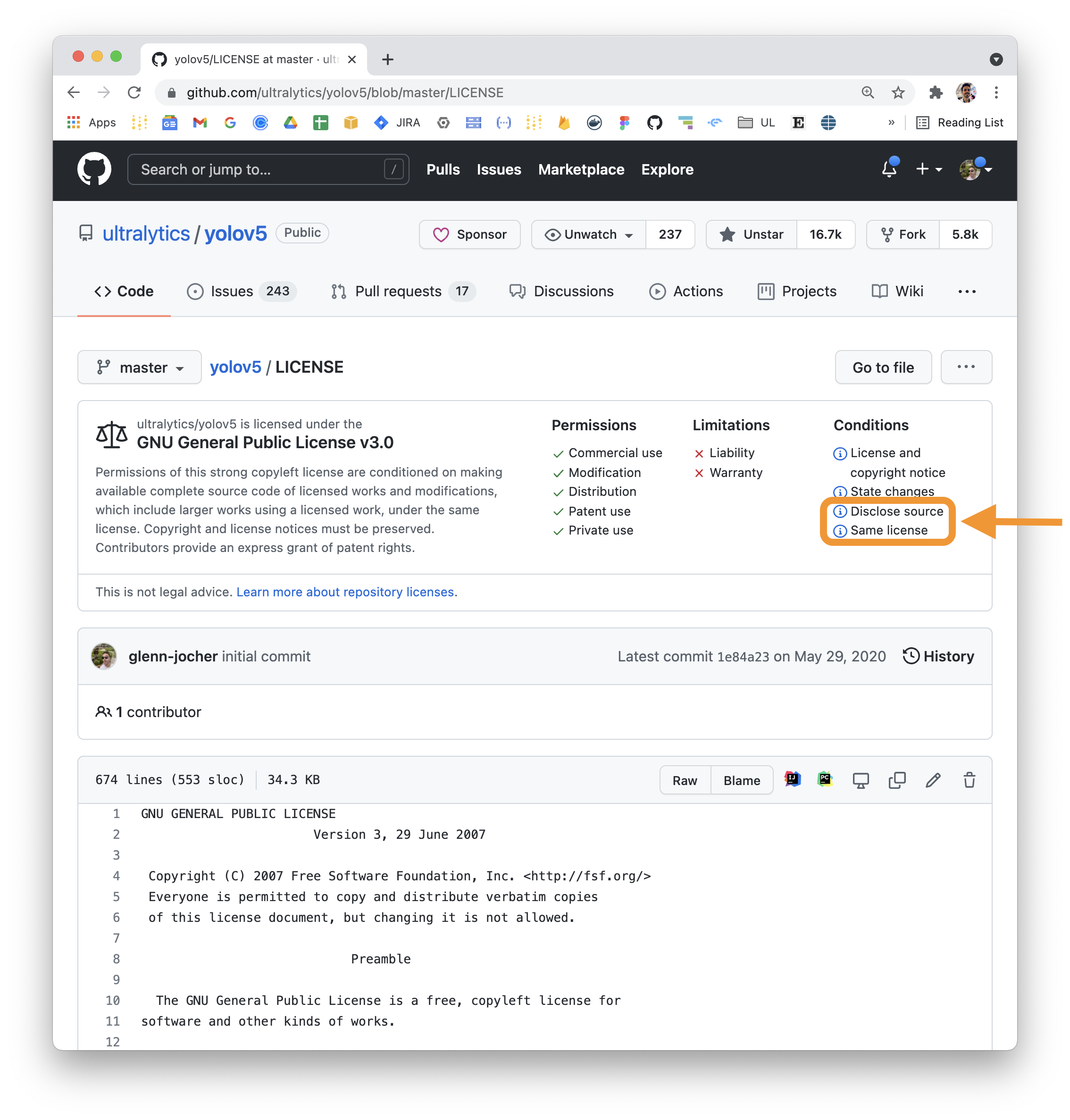 This repository is in violation of YOLOv5 GPL 3.0 License · Issue #765 ...