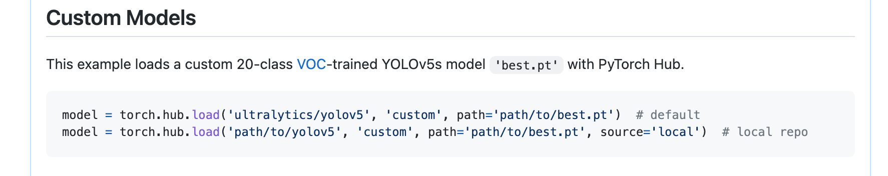 how to load my own trained yolov5,so i can use like result = model(img) · Issue #5733 ...