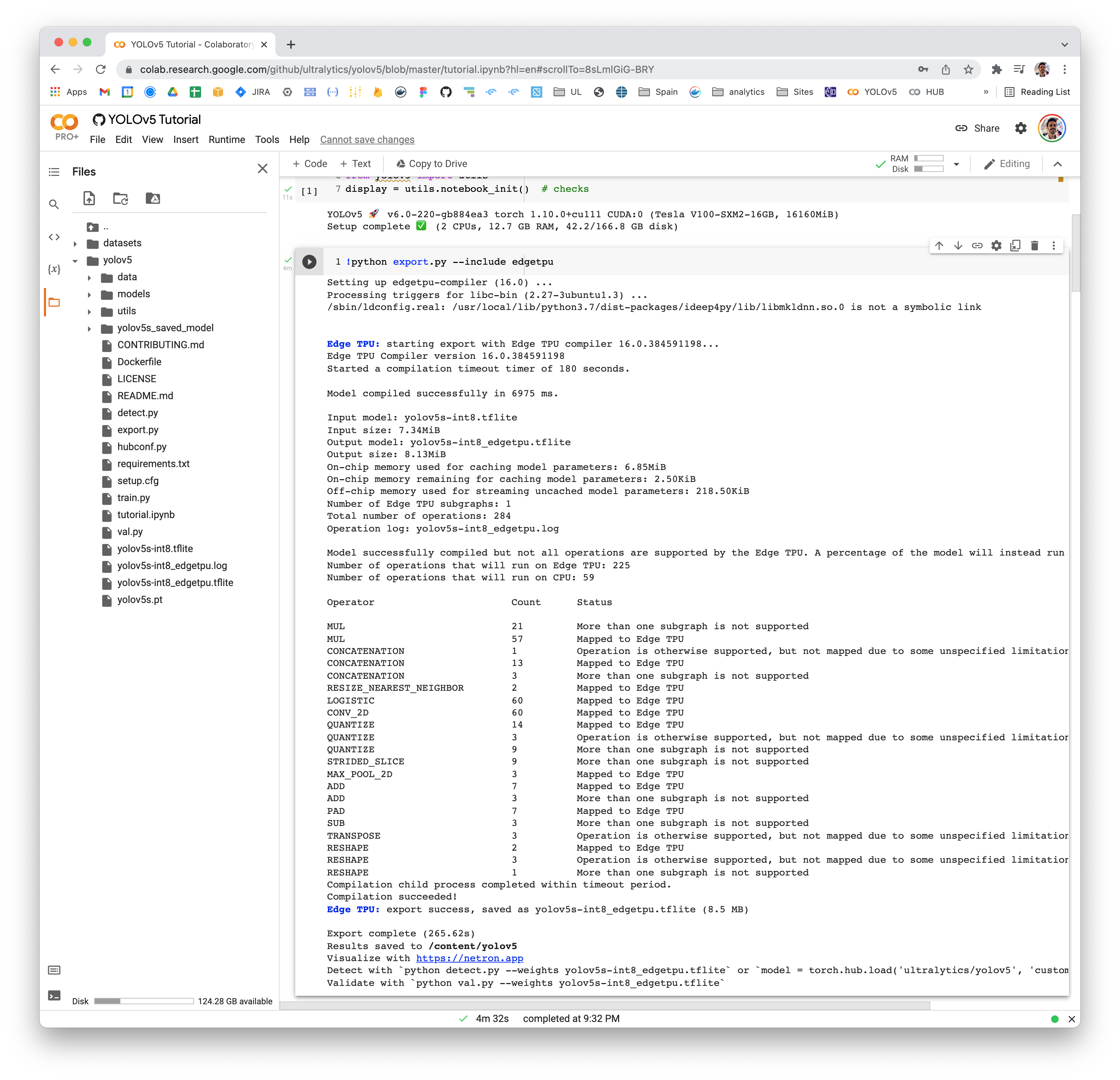 onnx and tflite output · Issue #6474 · ultralytics/yolov5 · GitHub