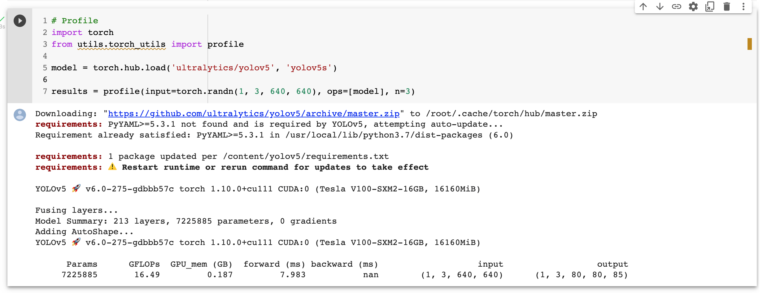 GPU Requirements for yolov5 inference · ultralytics yolov5 · Discussion ...