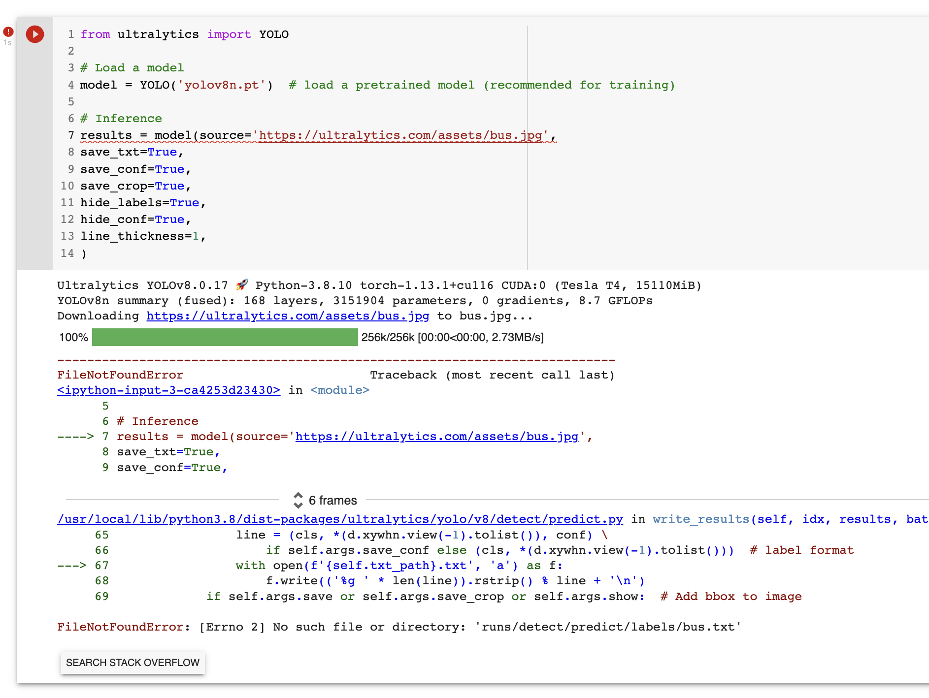 FileNotFoundError when save_txt = True · Issue #588 · ultralytics ...
