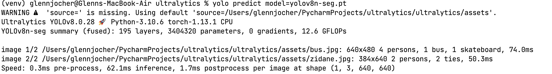 Yolo Segmentation Inference Post Processing Not Optimized · Issue #811 · ultralytics/ultralytics ...