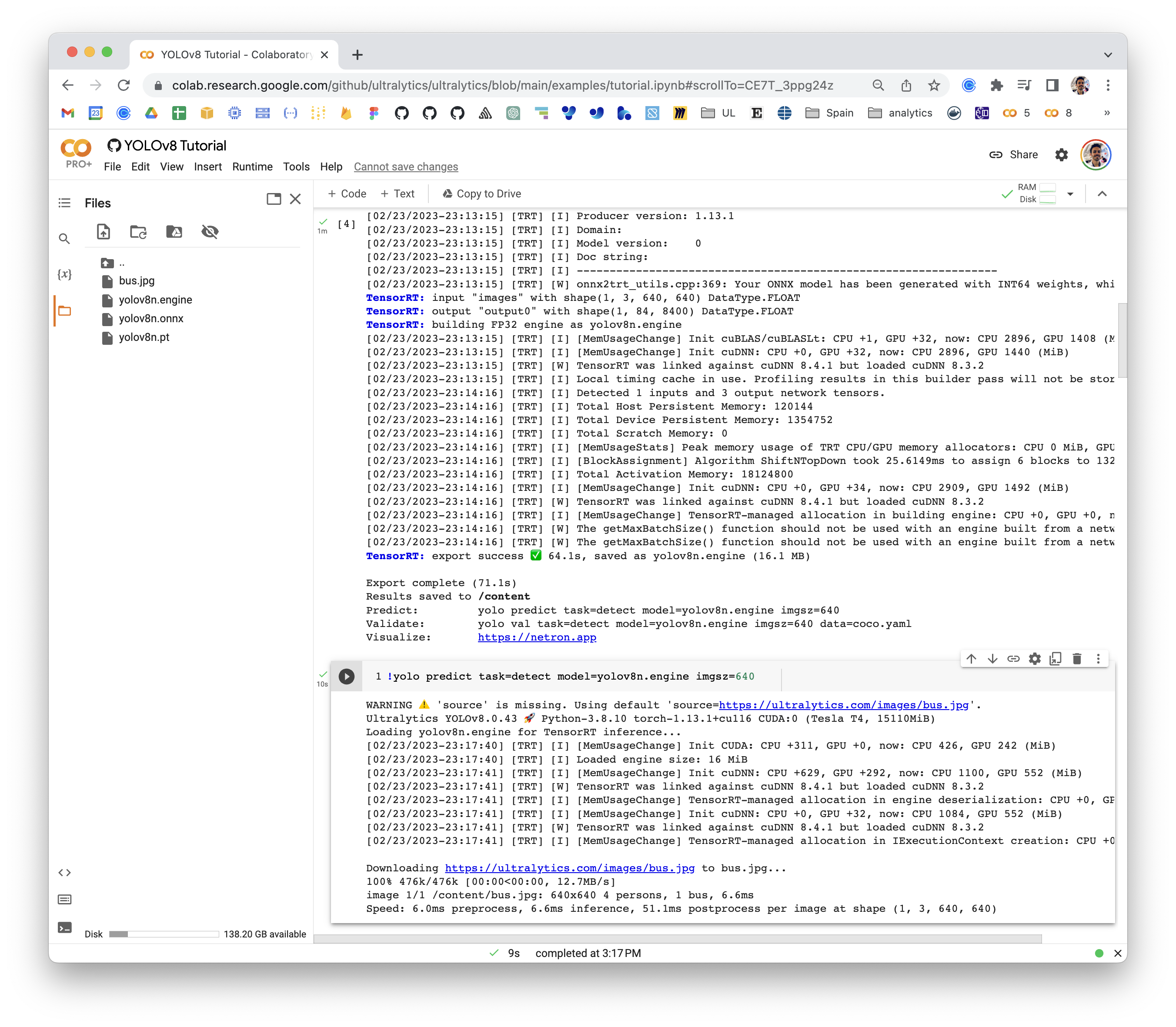 .engine loading issue · Issue #866 · ultralytics/ultralytics · GitHub