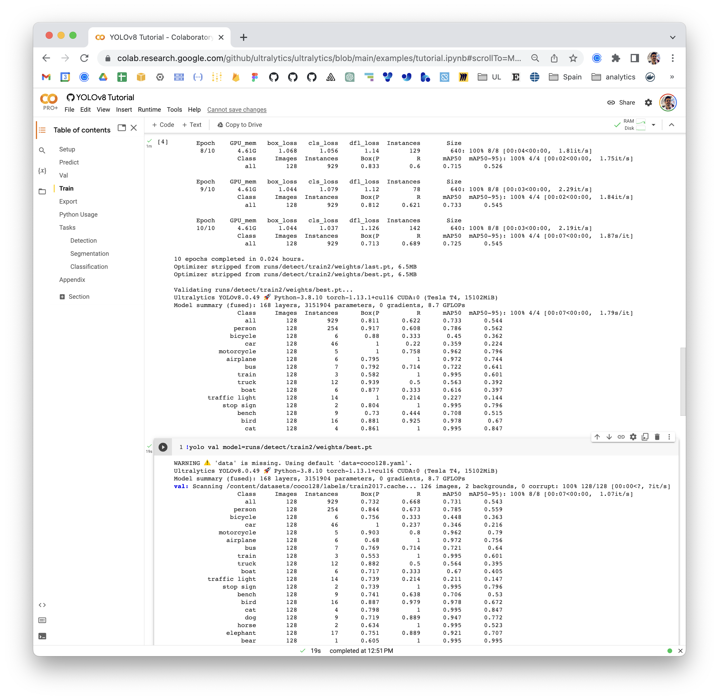 the result of validation is different from result on the end of training · Issue #1198 ...