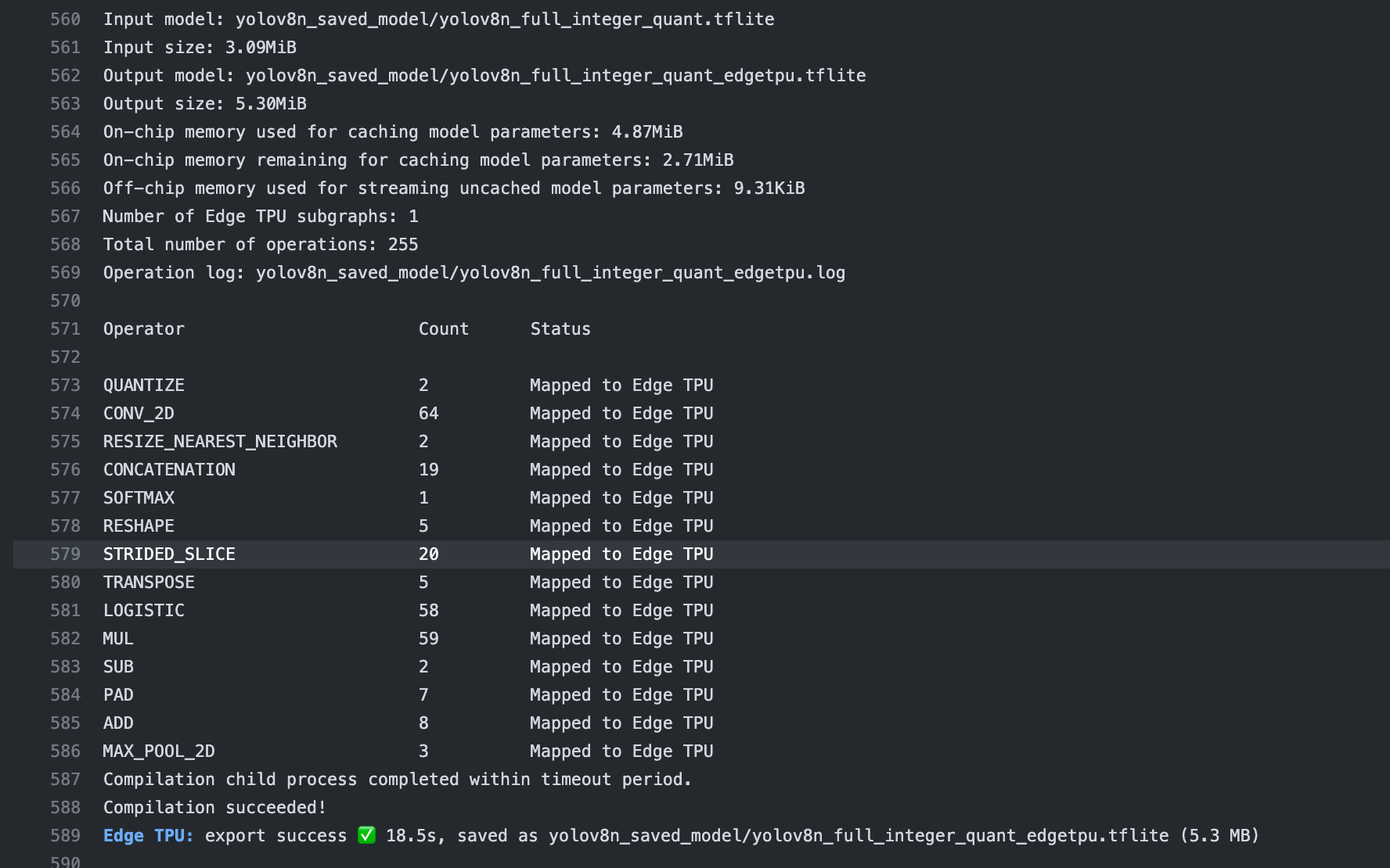 Tflite and edgetpu exports fail on TensorFlow SavedModel · Issue #1185 · ultralytics/ultralytics ...