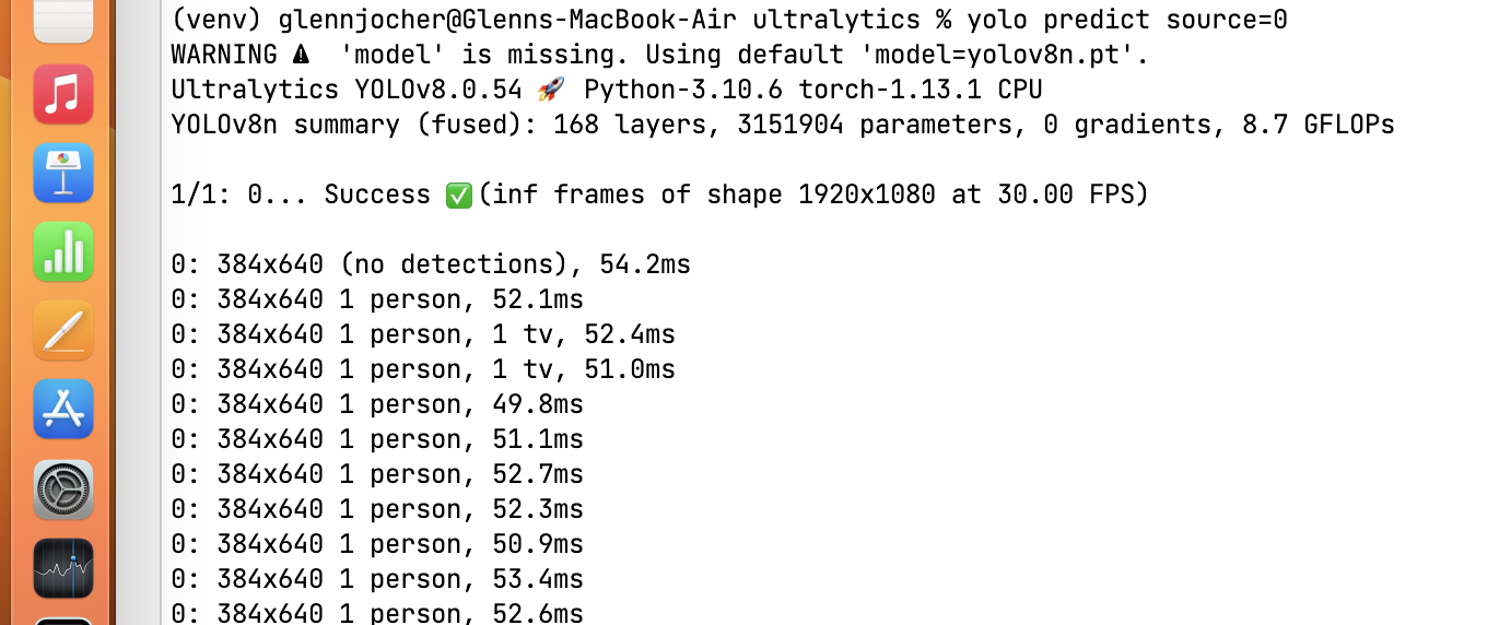 Adjust webcam resoltuion for prediction · Issue #1446 · ultralytics/ultralytics · GitHub