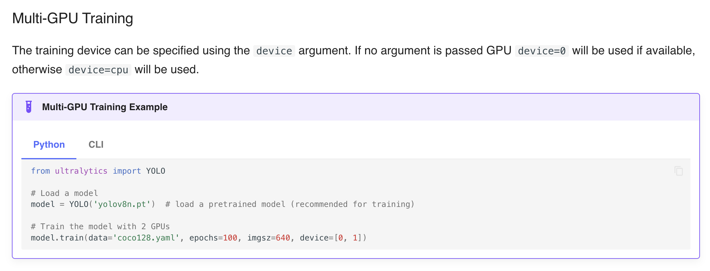 Custom Train issues with Multi GPU · Issue #3981 · ultralytics/ultralytics · GitHub