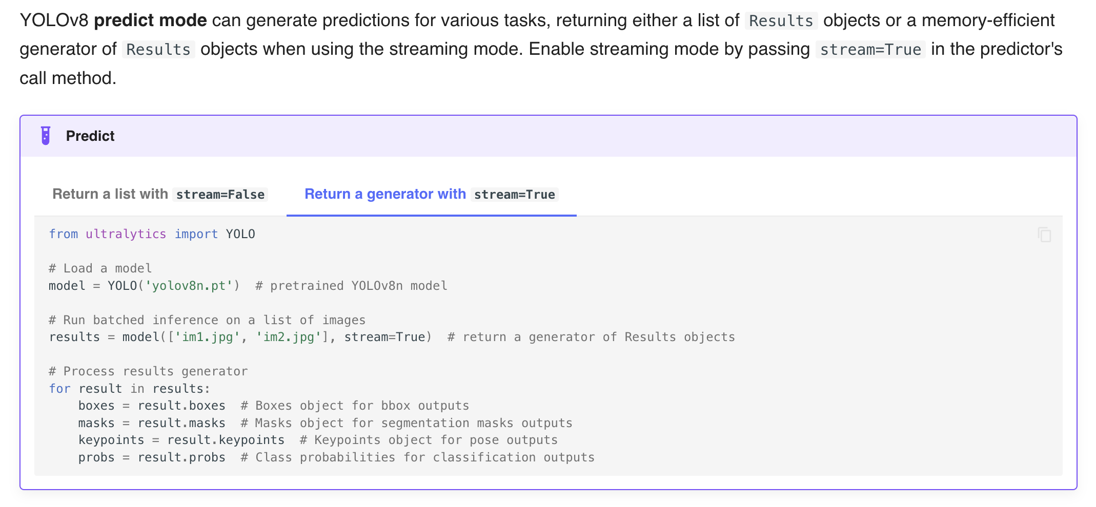 How to use stream=True and save a video of results when doing object tracking? · Issue #4040 ...