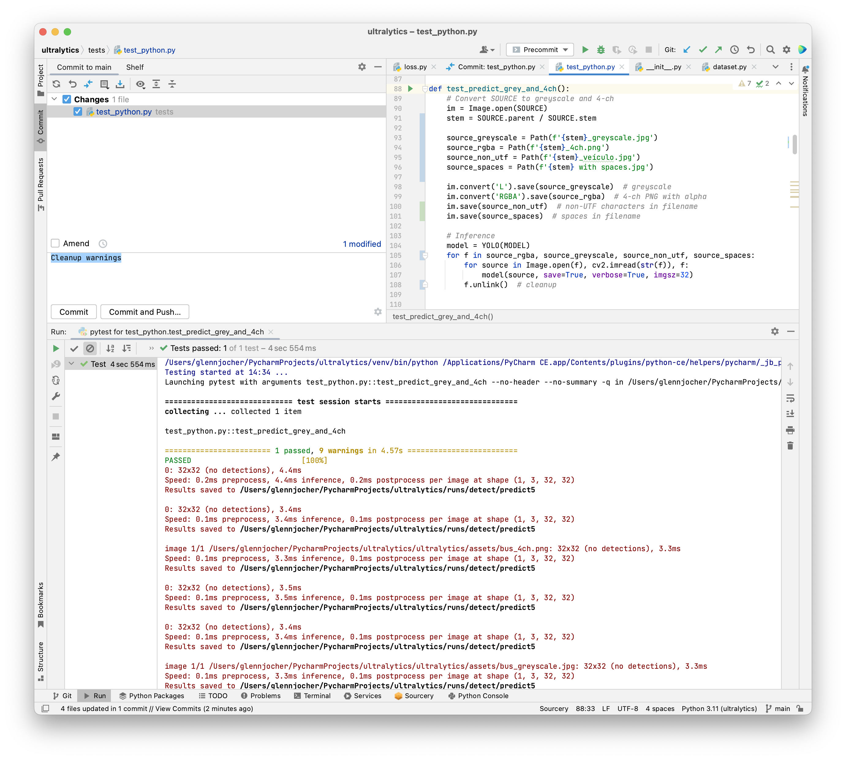 Modelpredict Doesnt Read Some Filenames · Issue 4516 · Ultralytics 