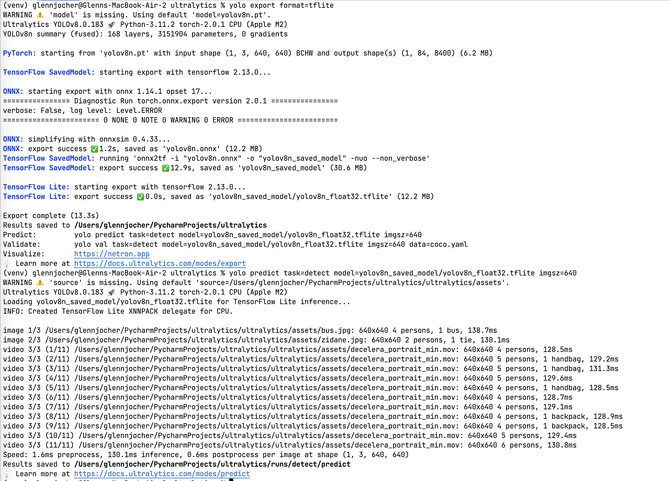 yolov8 tflite infer result error · Issue #4995 · ultralytics/ultralytics · GitHub