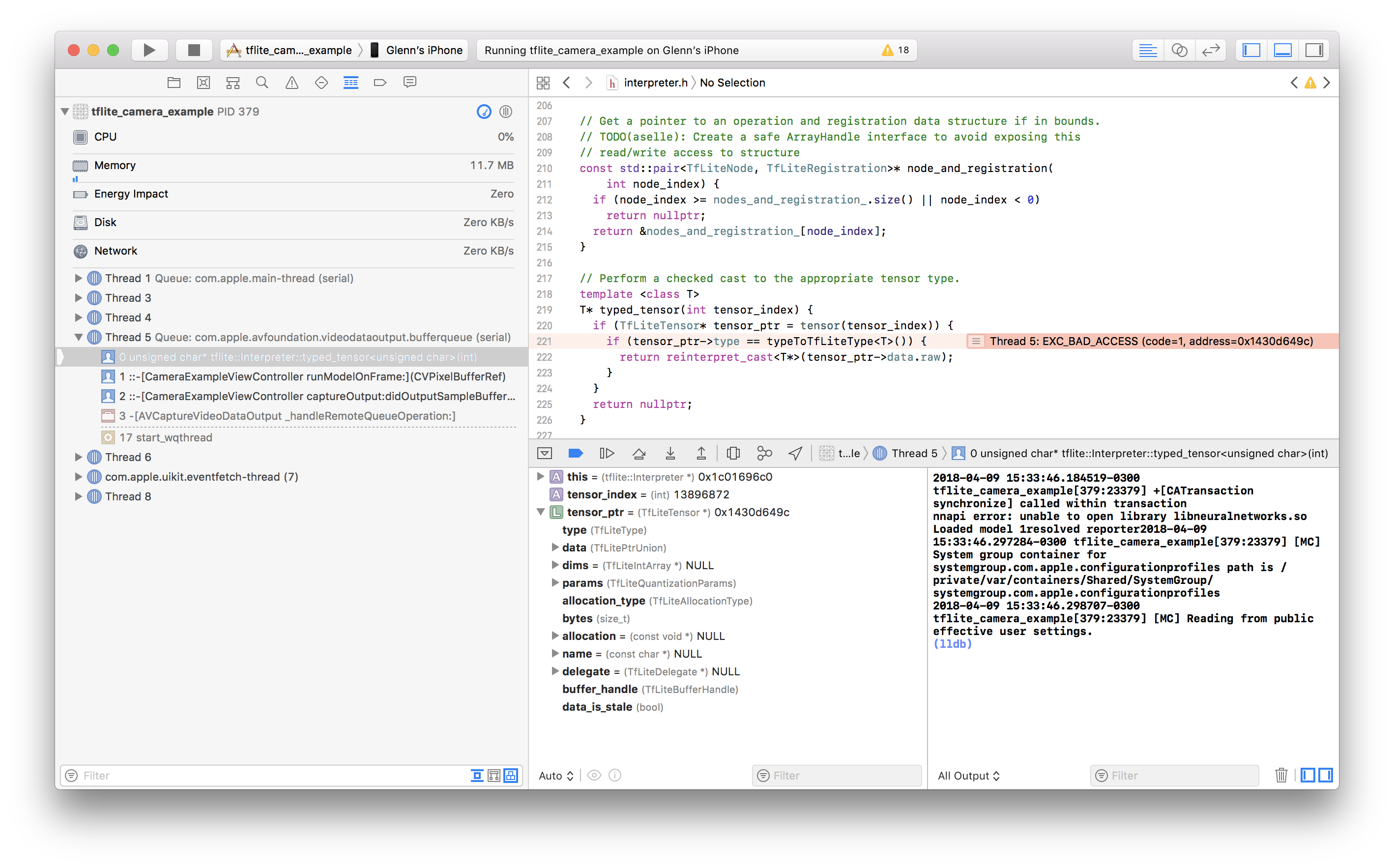 Ios Demo Cant Run · Issue 18343 · Tensorflowtensorflow · Github