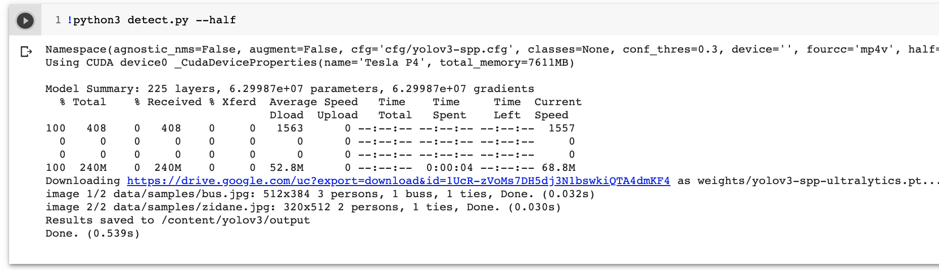 How to use --half? · Issue #1085 · ultralytics/yolov3 · GitHub