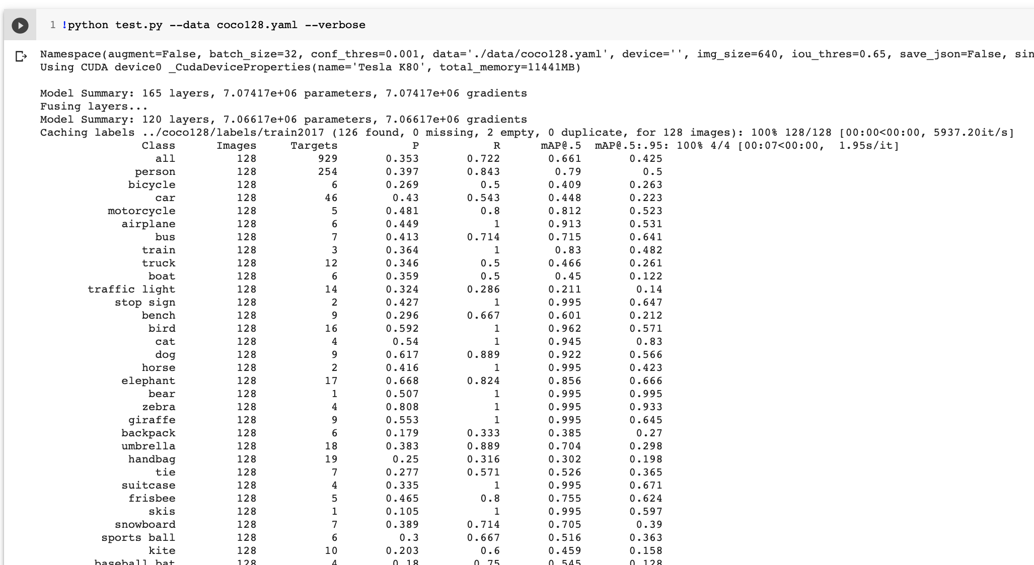 有人知道怎么样在多类训练后输出单类的PR和Ap么？After multiclass training how to output Single ...