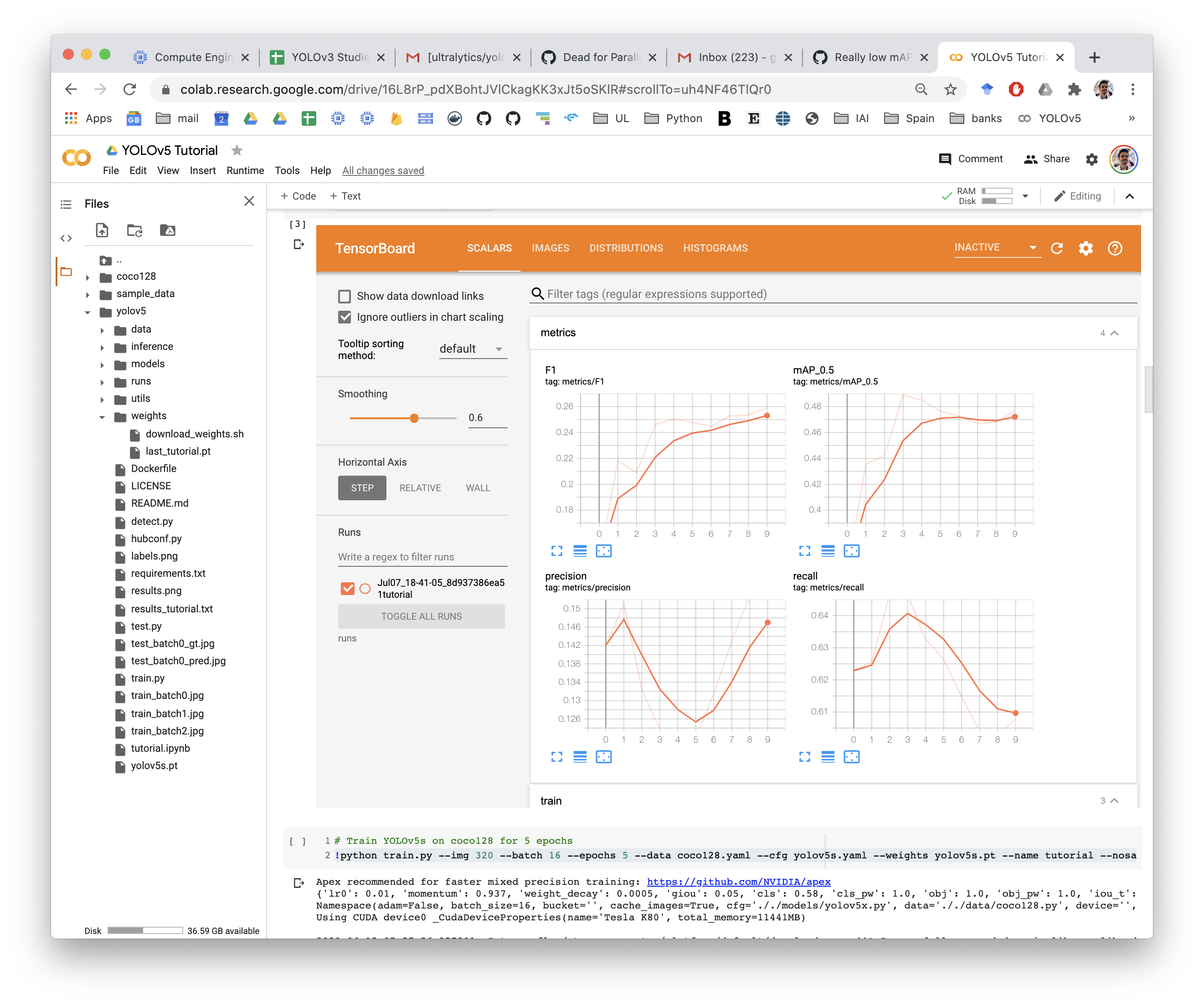 Really low mAP when training my own dataset · Issue #235 · ultralytics/yolov5 · GitHub