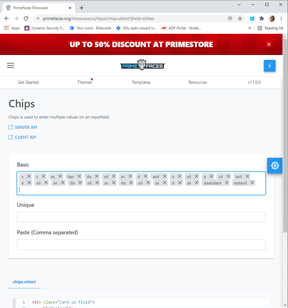 Chips: Chips size and behavior broken · Issue #8231 · primefaces/primefaces · GitHub
