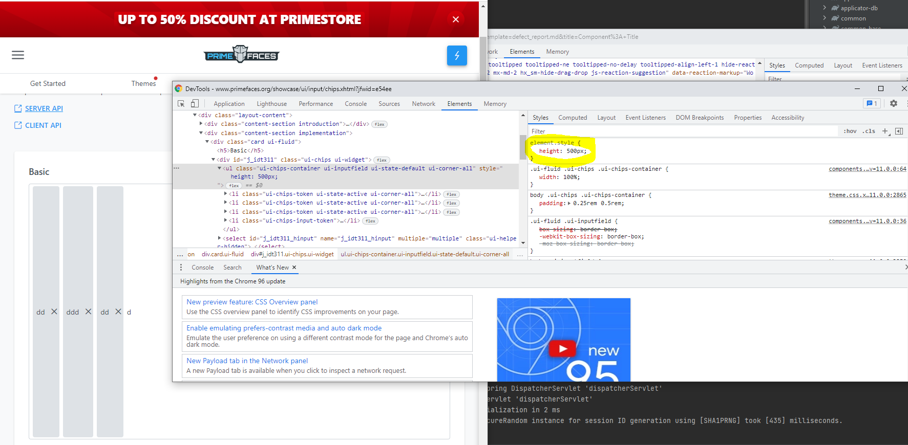 Chips: Chips size and behavior broken · Issue #8231 · primefaces ...