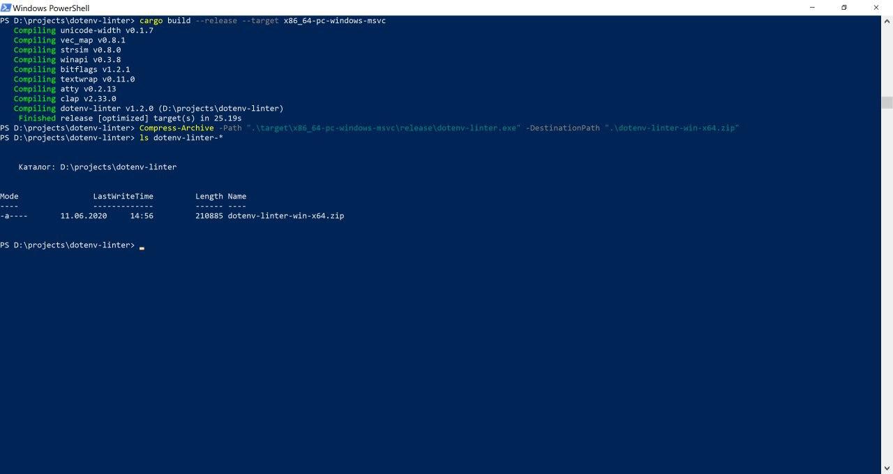 Support Windows · Issue #212 · dotenv-linter/dotenv-linter · GitHub