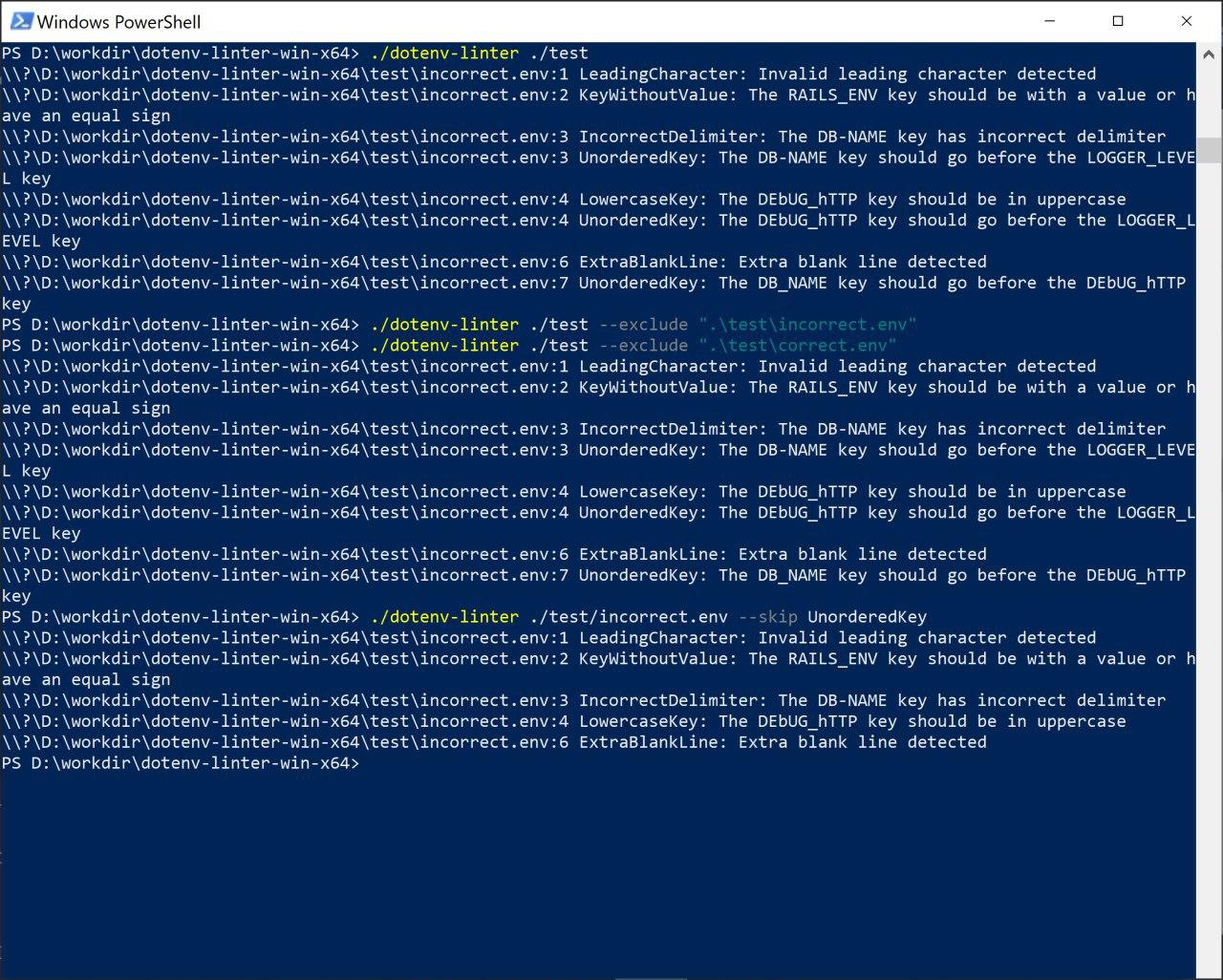 Support Windows · Issue 212 · Dotenv Linter Dotenv Linter · Github
