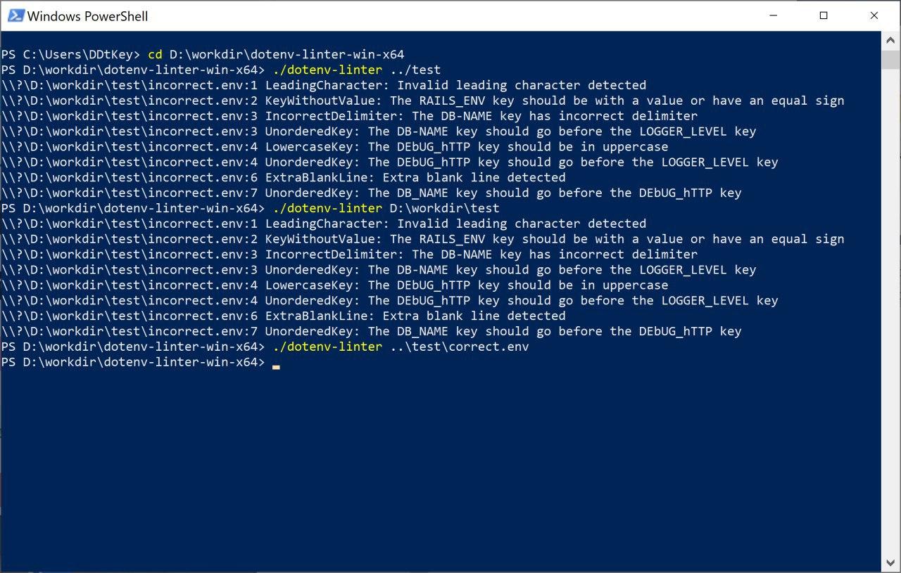 Support Windows · Issue #212 · dotenv-linter/dotenv-linter · GitHub