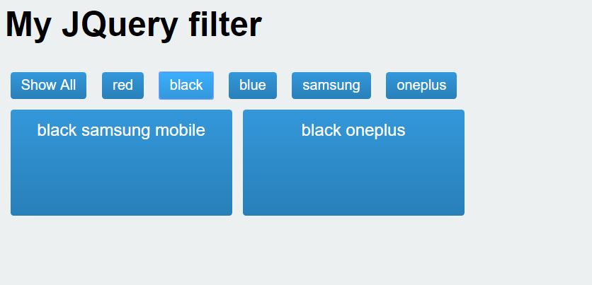 A simple JQuery filter for eCommerce and other web applications · GitHub