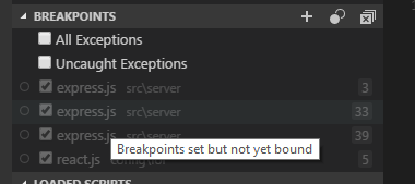 Does not debug es6 nodejs · Issue #50522 · microsoft/vscode · GitHub