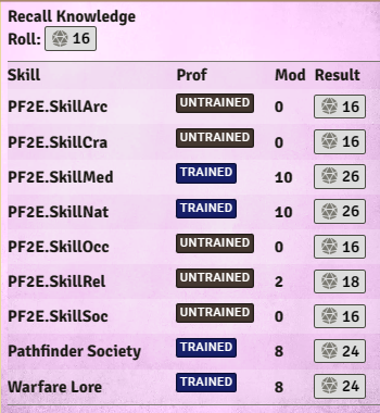 Recall Knowledge Output Skill names · Issue #694 · xdy/xdy-pf2e ...
