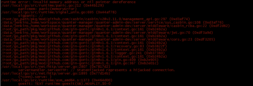 在服务器上运行时, /menu/getMenu接口报500错误, sys_casbin.go中报了空指针异常 · Issue #202 · flipped-aurora/gin-vue ...