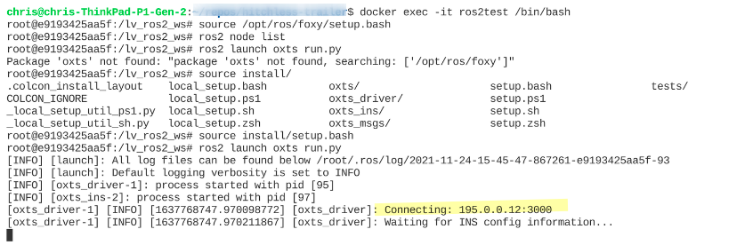 Cannot connect to RT3000 using ROS2 driver · Issue #2 · OxfordTechnicalSolutions/oxts_ros2 ...