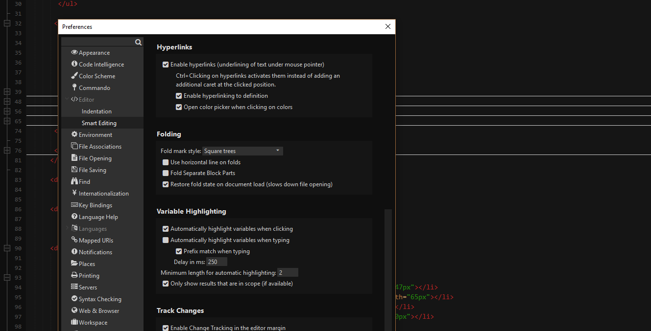 Fold Lines will not dissapear · Issue #2434 · Komodo/KomodoEdit · GitHub