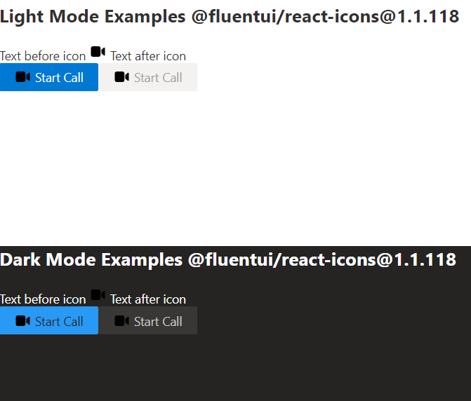 @fluentui/react-icons@1.1.118 do not inherit color correctly · Issue #17804 · microsoft/fluentui ...