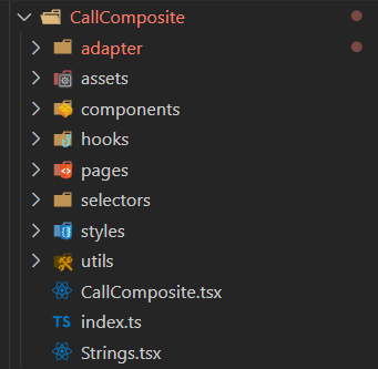 Update call composite folder structure (non-functional change) by JamesBurnside · Pull Request ...